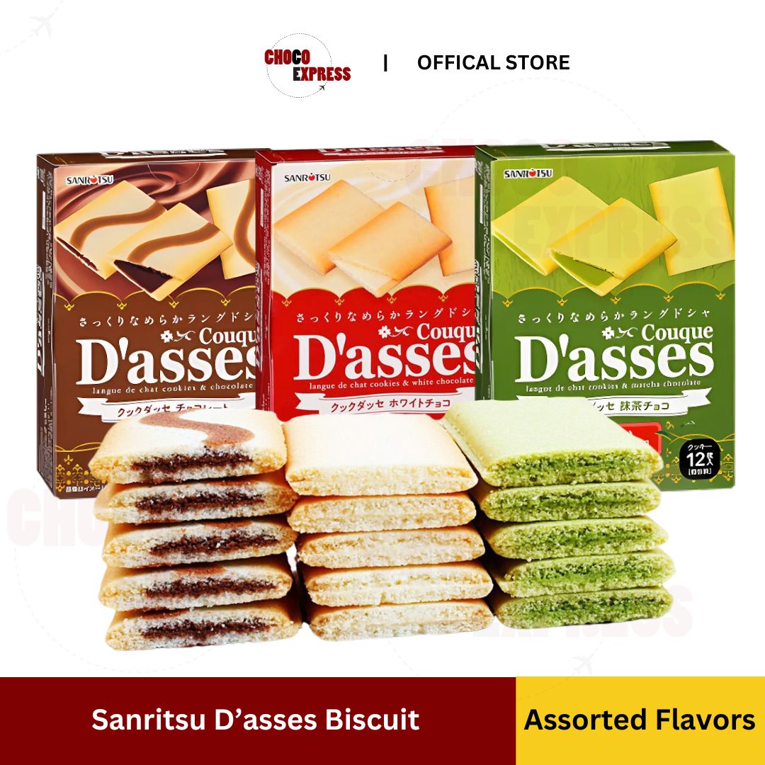 Sanritsu D'asses Biscuits Assorted Flavors/ Imported from Japan – Choco ...